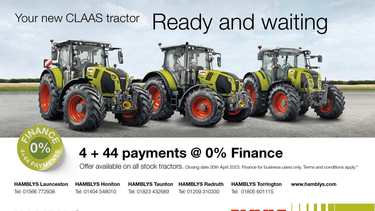 HAMBLYS - Your new CLAAS tractor is ready and waiting