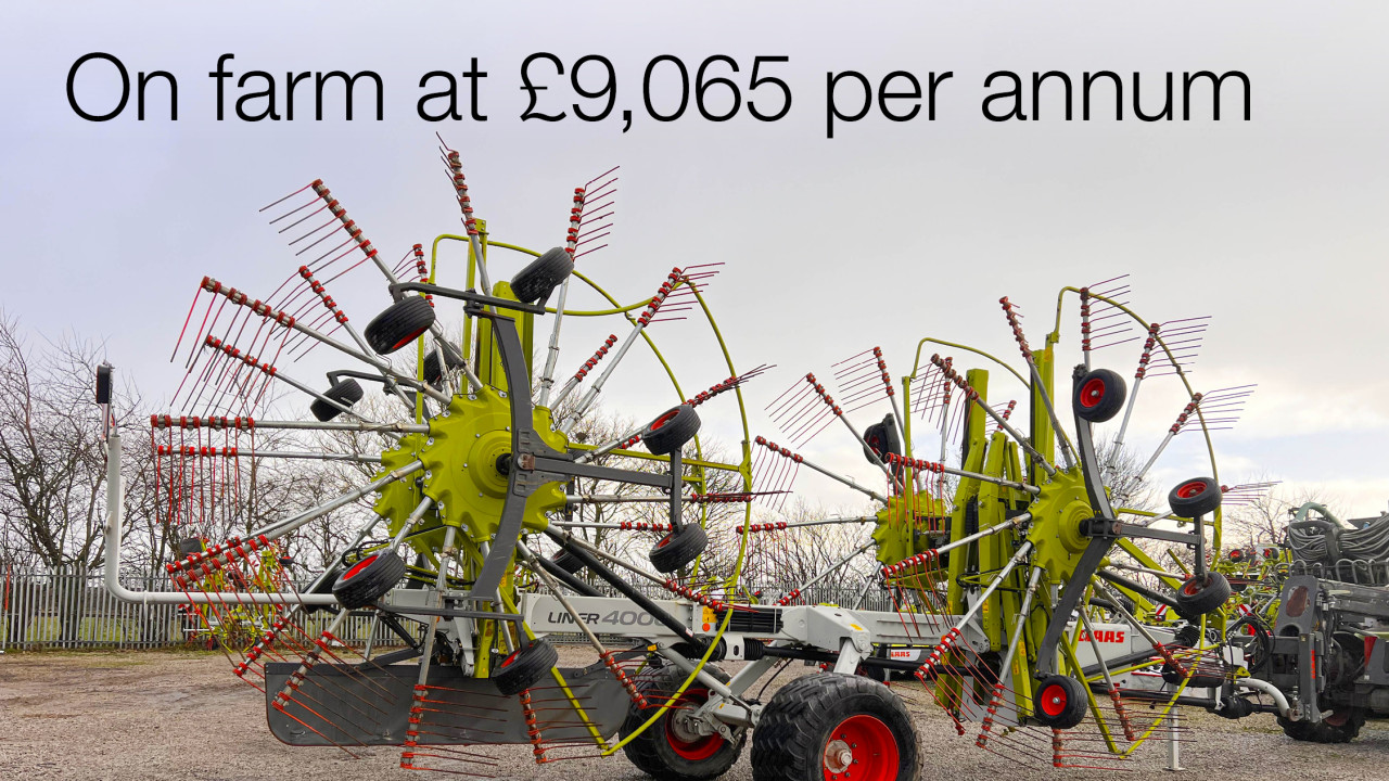 CLAAS EASTERN - CLAAS LINER 4000 Finance offer on 2020 example