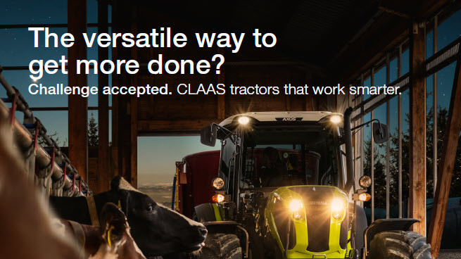 CLAAS EASTERN - CLAAS AXOS 200 series finance offer