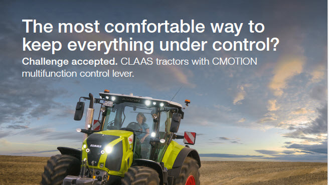 CLAAS EASTERN - CLAAS AXION 800 series finance offer